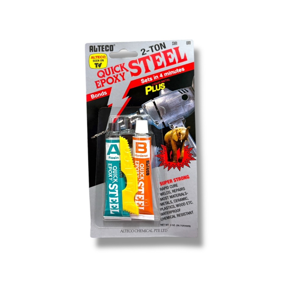 กาวอีพ็อกซี่ ALTECO แห้งเร็ว 4 นาที 56.7 กรัม สำหรับงานซ่อมแซม 2 ตัน | Shopee Thailand