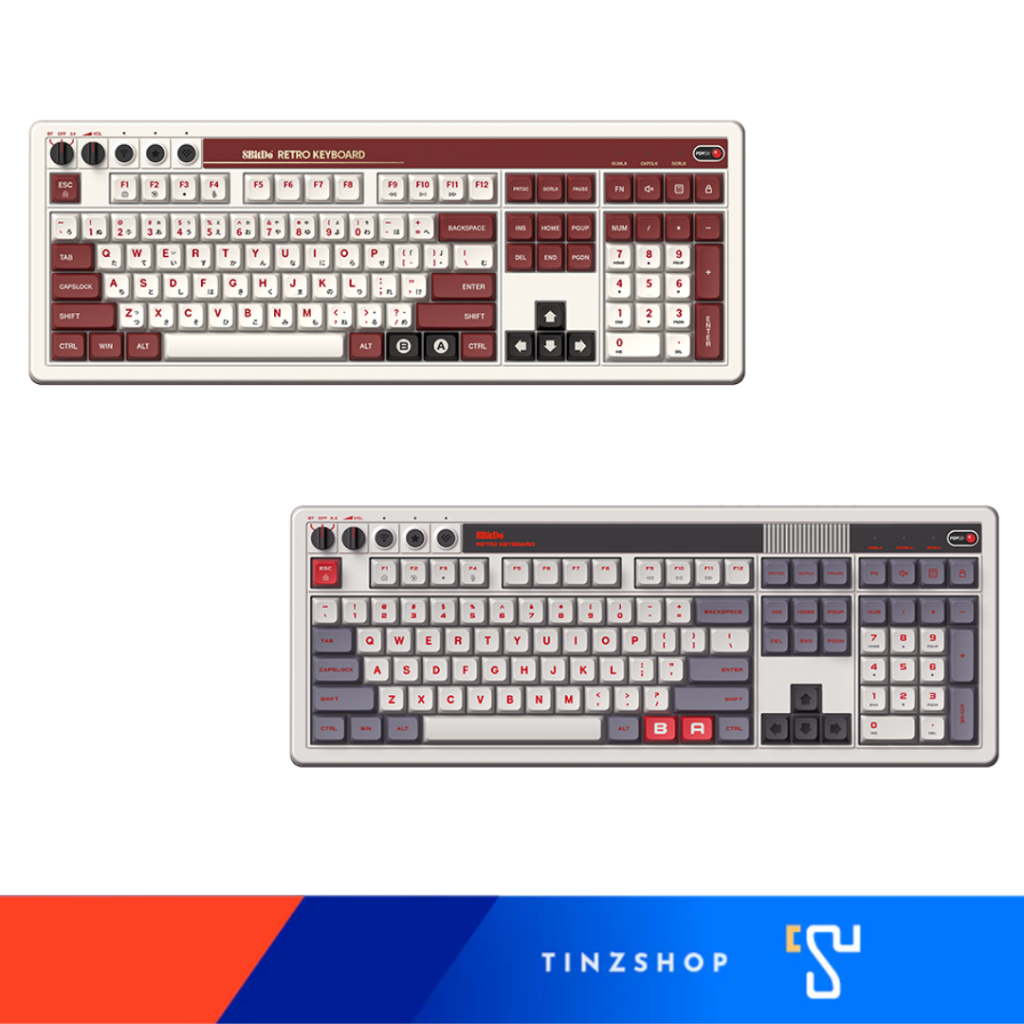 [New Arrival] 8BitDo Retro 108 Mechanical Keyboard 85HC คีย์บอร์ดเกม ...