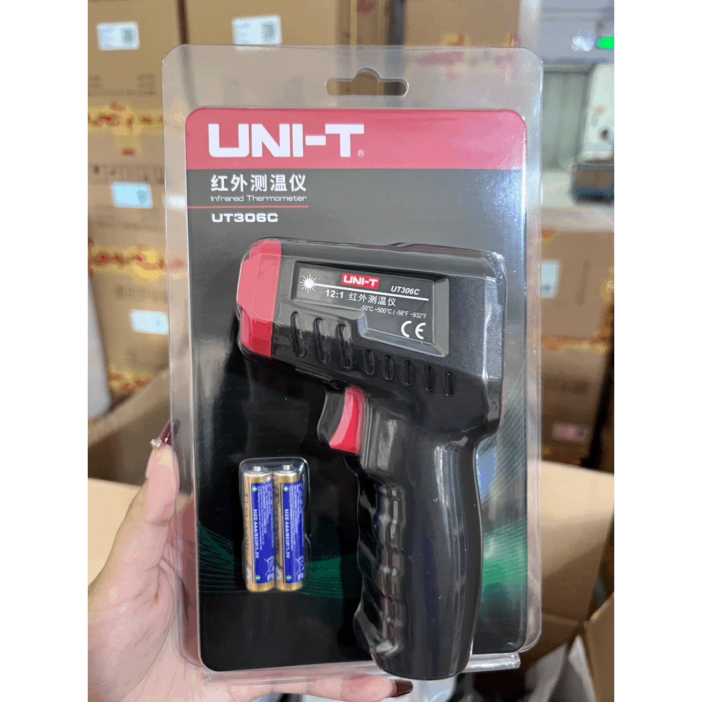 UNI-T เครื่องวัดอุณหภูมิแบบอินฟาเรด รุ่น UT306S Infrared Thermometers เครื่องวัดอุณหภูมิ วัด ...