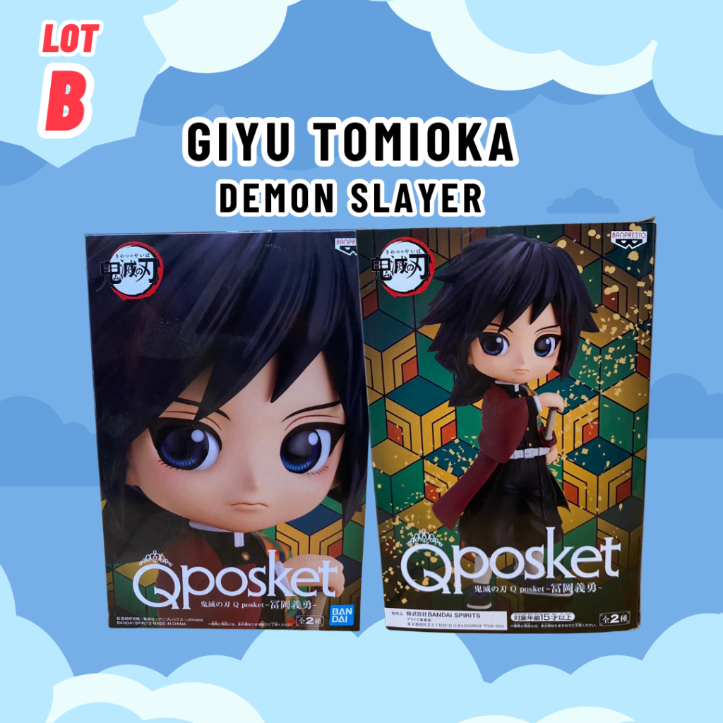 (มือหนึ่ง) Q Posket Demon Slayer - Giyu Tomioka ดาบพิฆาตอสูร | Shopee Thailand