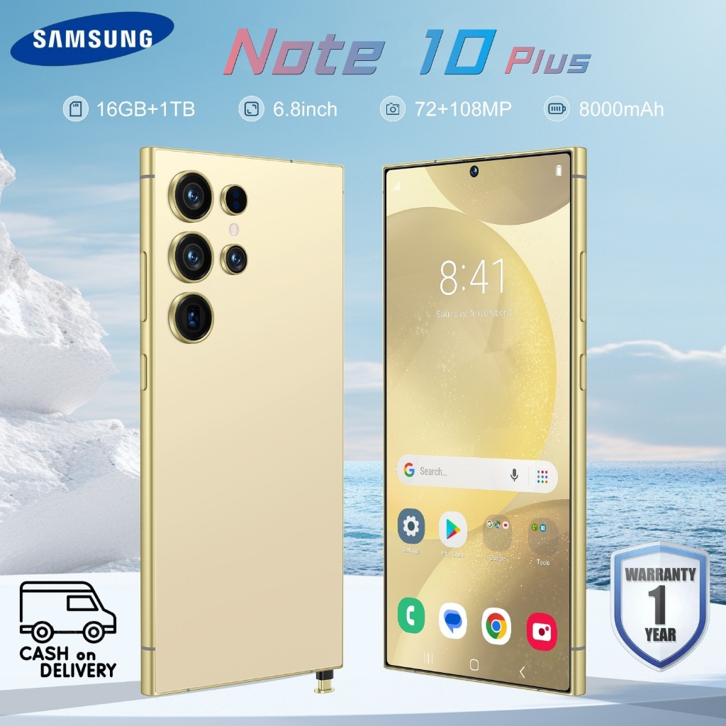 【COD】5G สมาร์ทโฟน ราคาถูก SAMSUNG Galaxy Note10 Plus 6.8 นิ้ว 16GB+512GB/1TB 8000mAh รองรับ2ซิม ...