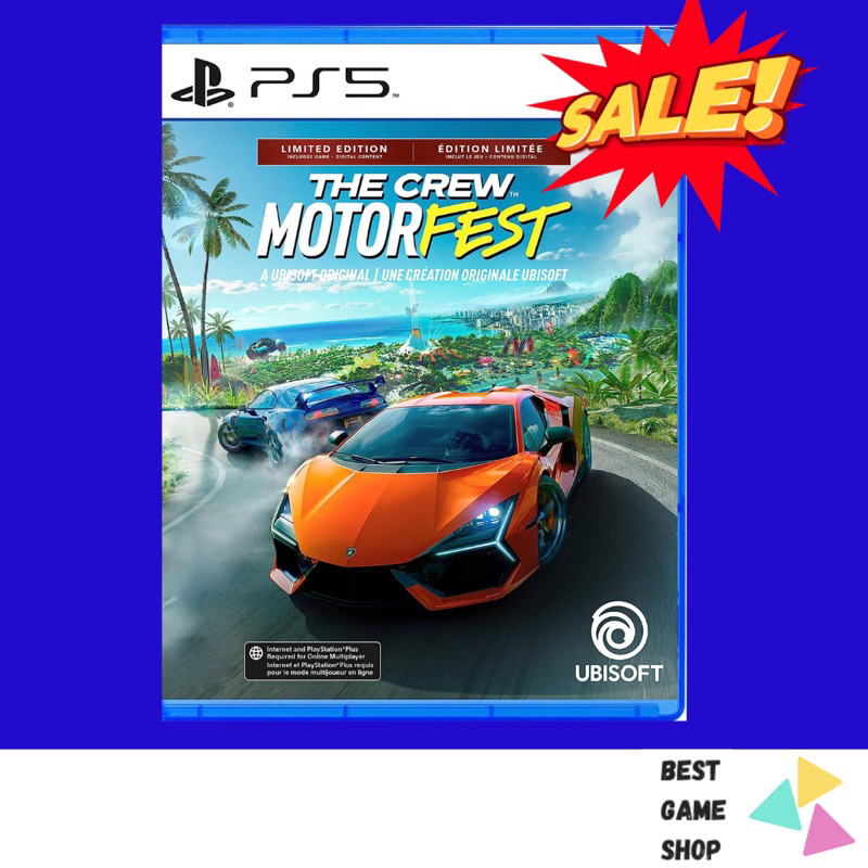 PS5 : The Crew Motorfest PS5 (แผ่นมือ2 สภาพดี) (พร้อมส่ง) | Shopee Thailand