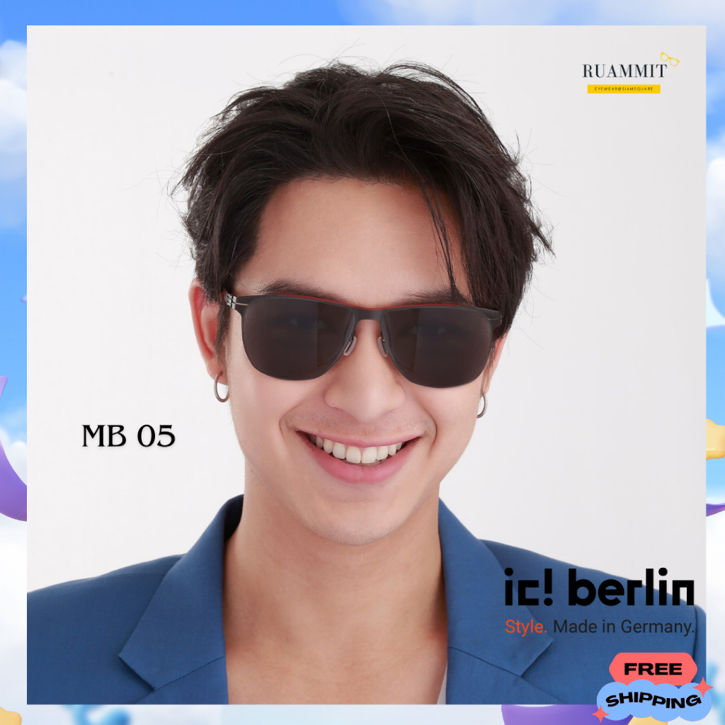 แว่นกันแดด ic! berlin x Mercedes-Benz รุ่น MB05 สี Red/Black ของแท้ จัด ...