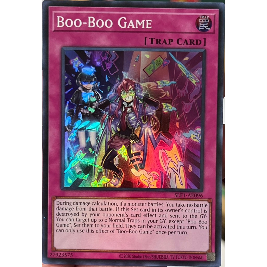 Yugioh Asia-Eng [SLF1-AE096] Boo-Boo Game (Super Rare) การ์ดยูกิแท้ถูก ...