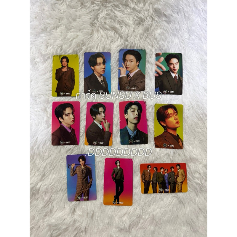 การ์ด sunsu x bus การ์ดซันซุบัส การ์ดBUS | Shopee Thailand