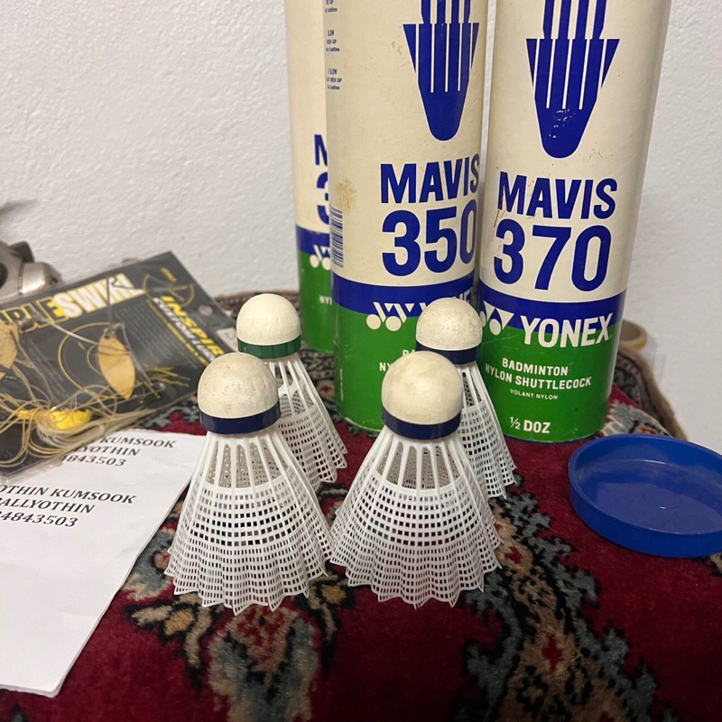 ลูกแบดมินตัน YONEX MAVIS japan แท้ มือสองผ่านการใช้งานมานะครับ ยังสวยๆ ...