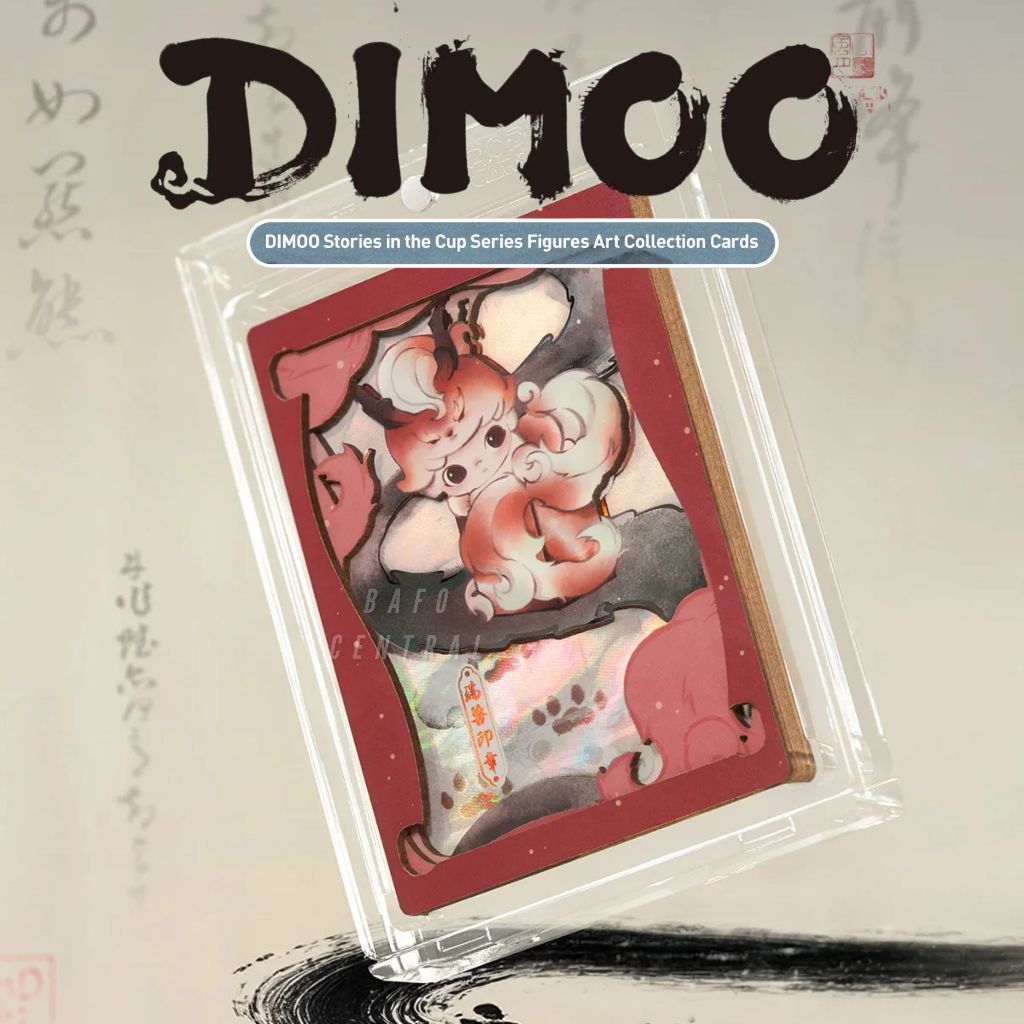 Live ** DIMOO Stories in the Cup Art Collection Cards POP MART พร้อมส่ง ...