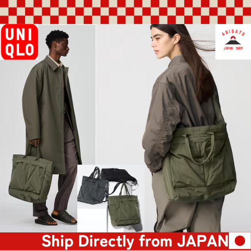 UNIQLO 2WAY Utility Bag [ส่งตรงจากประเทศญี่ปุ่น ของแท้ 100%] | Shopee ...