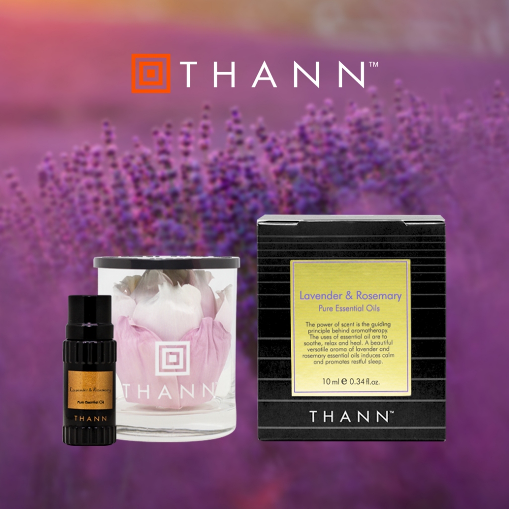 THANN Lavender and Rosemary Essential Oil 10 ml. มอบความสงบผ่อนคลาย ช่วยให้หลับสบาย | Shopee ...