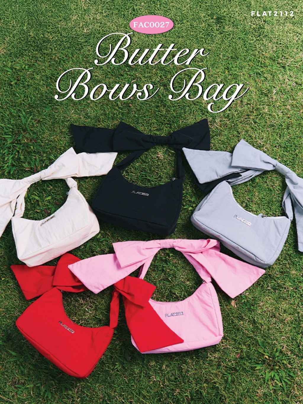 FLAT2112 FAC0027 : BUTTER BOWS BAG กระเป๋าผู้หญิง โบว์ | Shopee Thailand