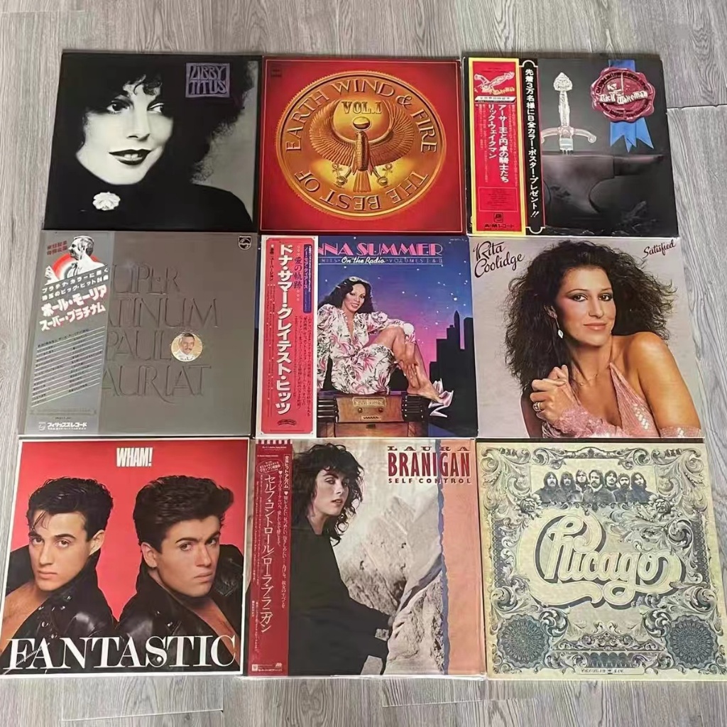 LP แผ่นเสียงไวนิล (เพลงสากล) ขนาด 12 นิ้ว แบบสุ่ม 100 แผ่น สุดคุ้ม ...