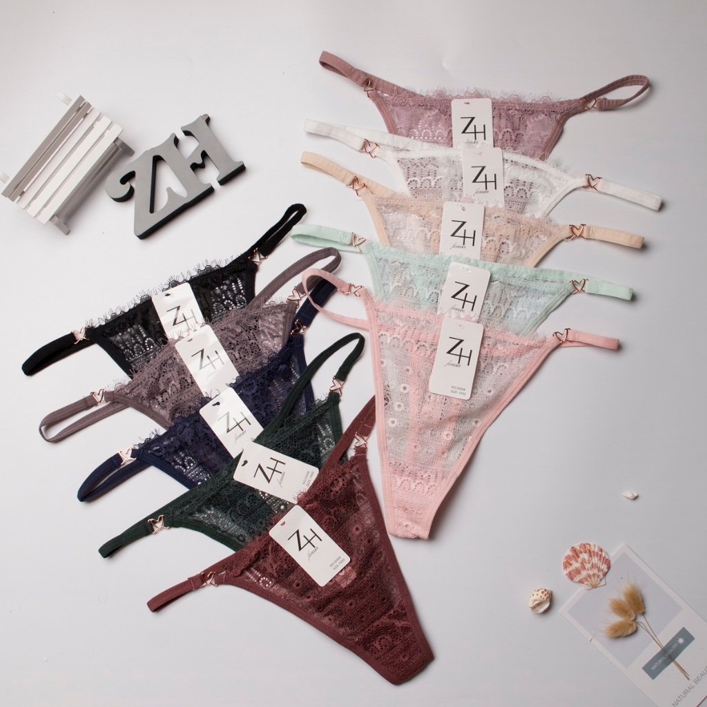 zh-forever.d008 กางเกงในสตรี เซ็กซี่ลูกไม้ | Shopee Thailand
