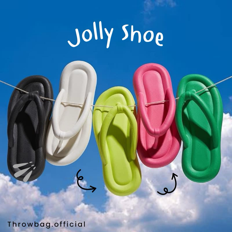 Jolly Shoe รองเท้าแตะสุดคิ้ว | Shopee Thailand