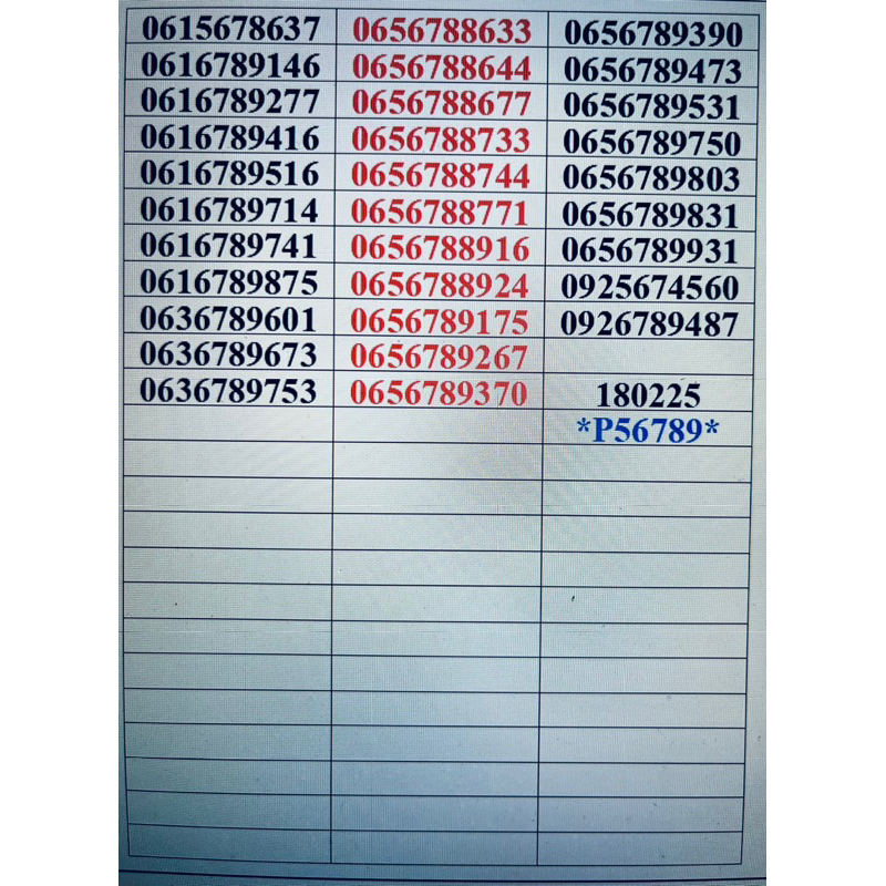 เบอร์เรียงสวยตองAISเติมเงิน88999 56789 456 2345 XXYYZZ 8822 ราคาถูก ...