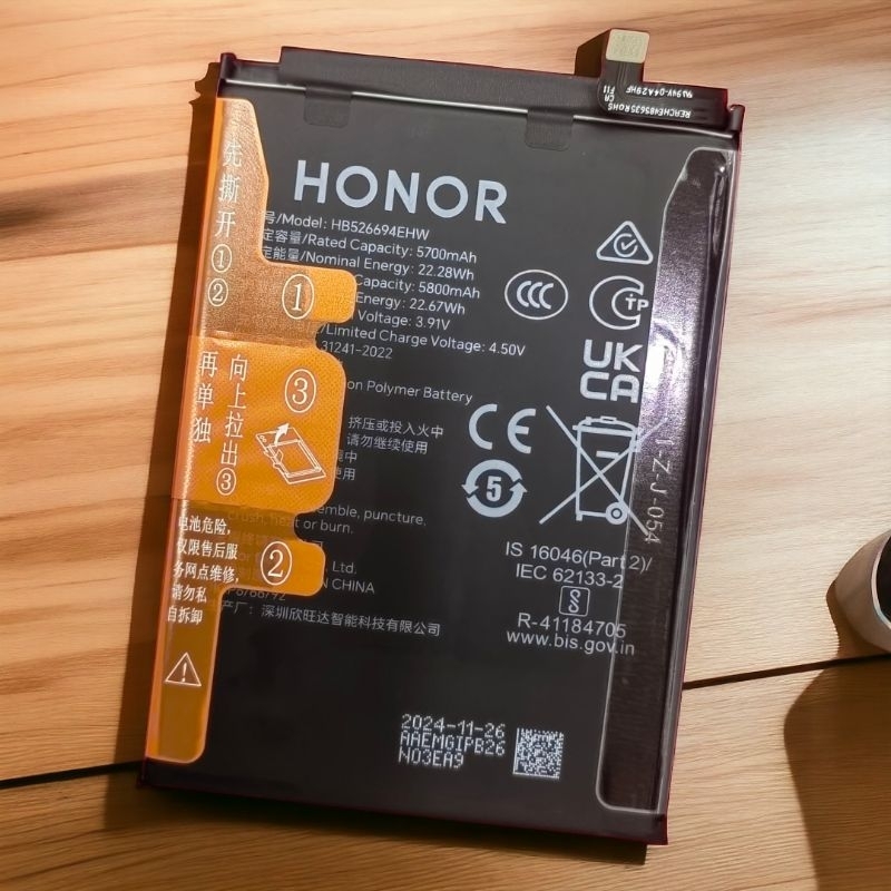 แบตเตอรี่ Battery HONOR X9B HB526694EHW Original | Shopee Thailand