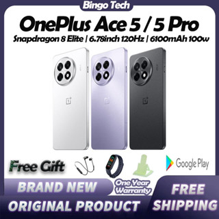 Oneplus Ace 5 Pro Oneplus Ace 5|Snapdragon 8 Elite/Snapdragon 8 Gen3|6.78inch 120Hz AMOLED|6100 ...