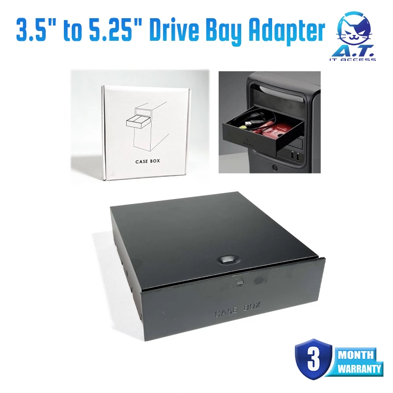 Case Box 5.25 Inch PC Hard Drive Mobile Blank External Case Hard Drive ...