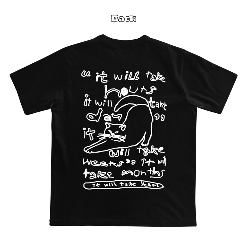 it will take.. tee !เสื้อทรง oversized สกรีนด้านหลังด้านเดียวนะคะ (pre ...