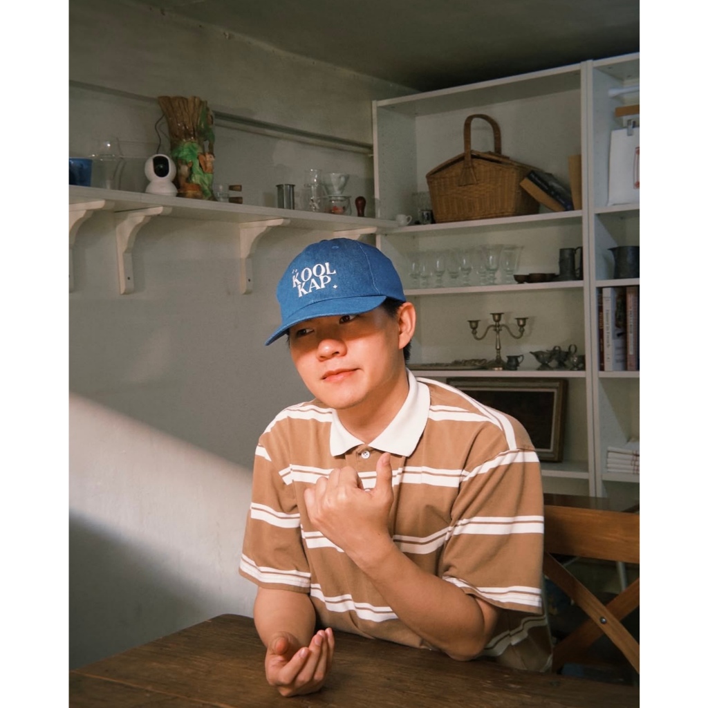 หมวกยีนส์ Denim Blue ลายปัก KOOL KAP หางหลังเข็มขัดเหล็กสีเงิน | Shopee ...