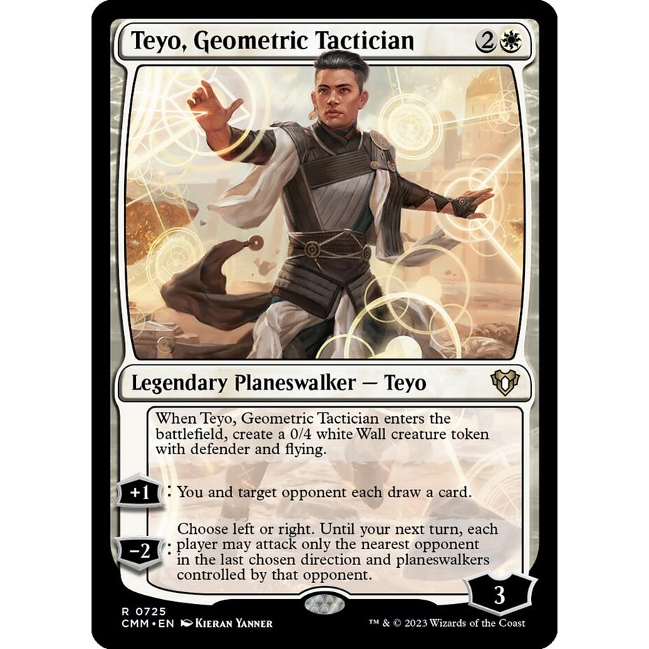 Teyo, Geometric Tactician CMM Commander Masters การ์ด Magic the ...