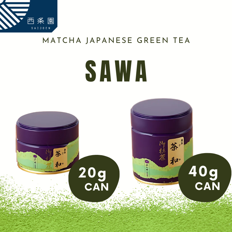SAIJOEN Matcha Sawa 20g 40g Can | Shopee Thailand