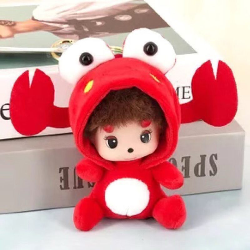 🔥พร้อมส่งจากไทย🔥Aeroem Monchi พวงกุญแจตุ๊กตา ยัดตุ๊กตาสัตว์เสื้อผ้า Monchi ของเล่นตุ๊กตาพวงกุญแจ ...