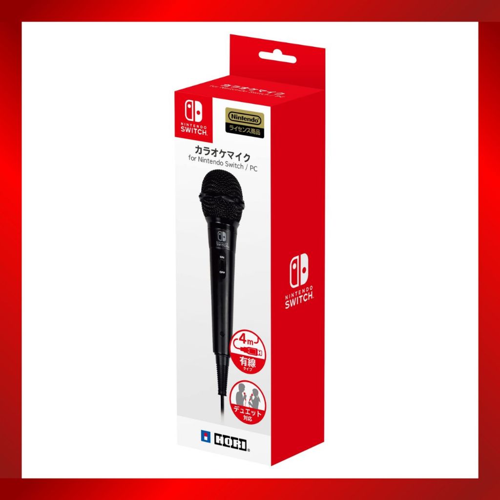 HORI/ Wired Karaoke Microphone for Nintendo Switch【Compatible with ...