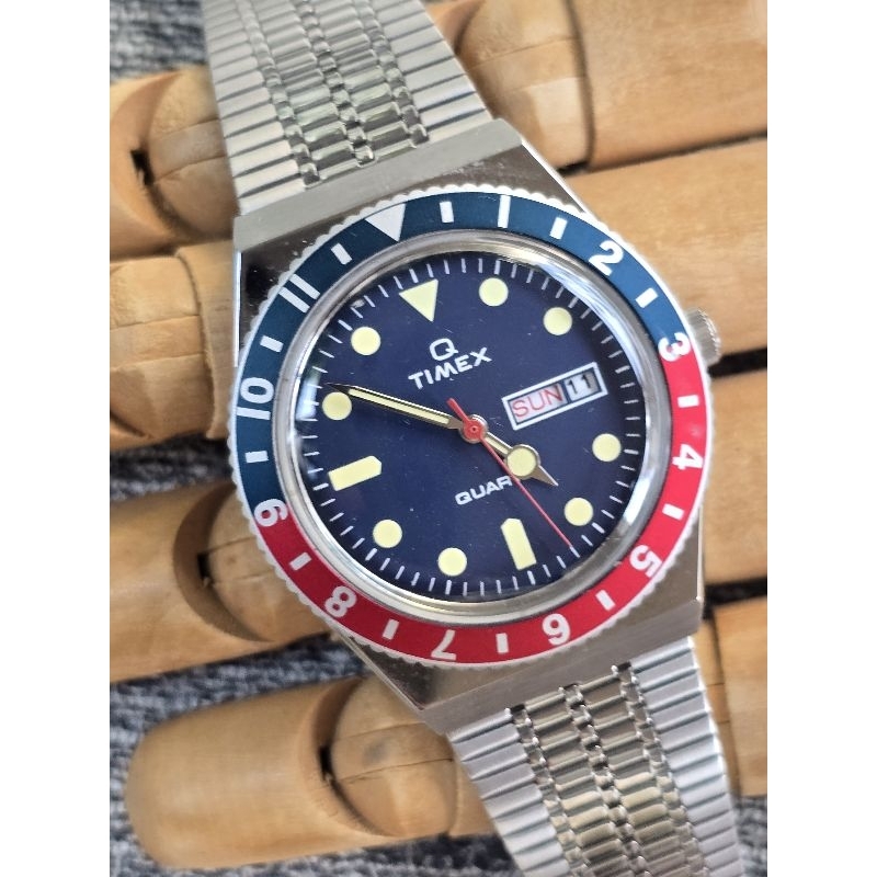 นาฬิกา Q timex reissue Pepsi | Shopee Thailand