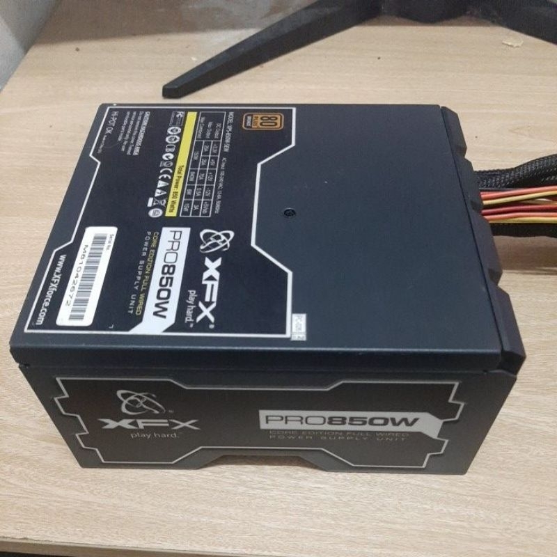 psu XFX PRO 850W CORE EDITION FULL 80 plus bronze | Shopee Thailand