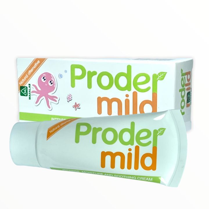 Prodermild ครีมบำรุงสำหรับผิวแพ้ง่าย ผิวอักแสบแดง คัน ลดผื่นผ้าอ้อม ใช้ได้กับเด็กแรกเกิด ...