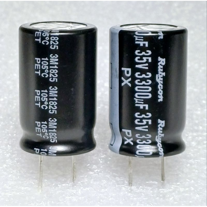 Rubycon 3300uf 35v 105° Capacitor ตัวเก็บประจุ คาปาซิเตอร์ | Shopee Thailand