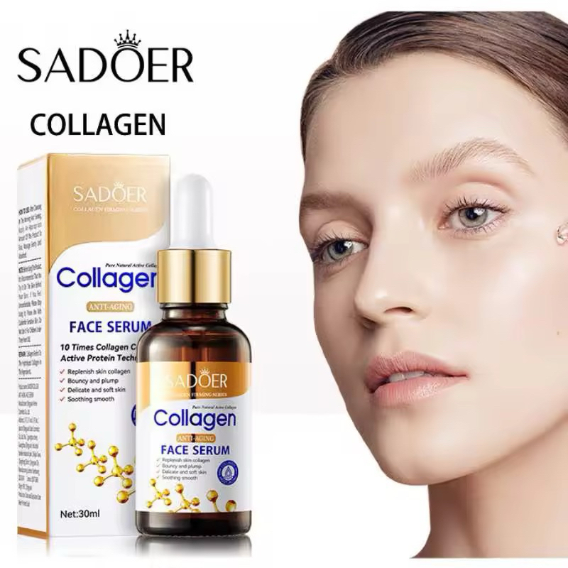 เซรั่มคอลลาเจน Sadoer Collagen Face Serum 30ml. บำรุงผิวหน้า ลดเลือนริ้วรอย ผิวนุ่มเนียนใส ผิว ...