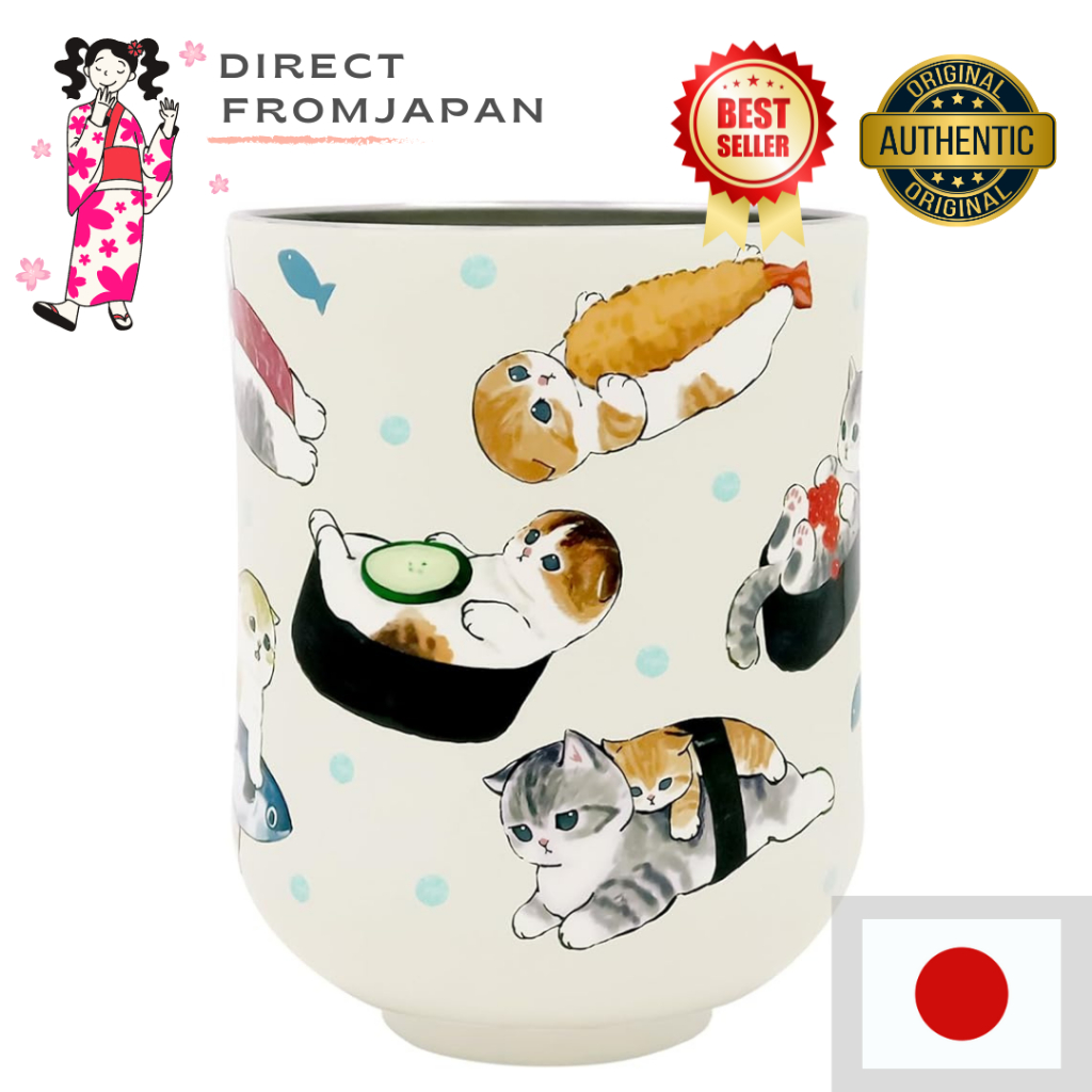 mofusand 300ml vacuum double-layer teacup sushi [Direct from Japan] | Shopee Thailand