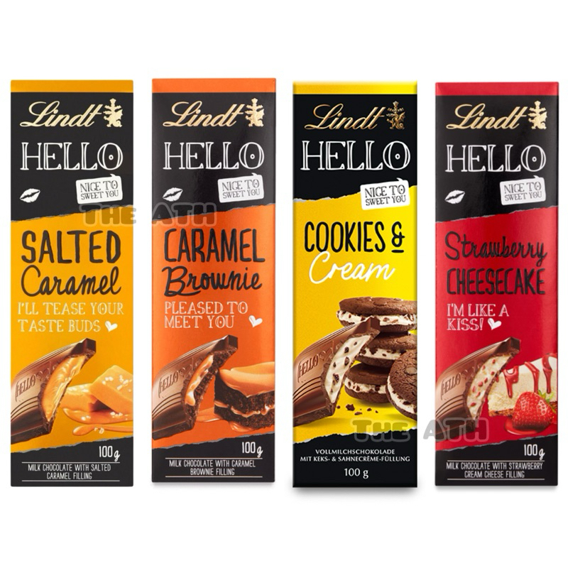 Lindt Hello Chocolate bar 100g. | Shopee Thailand