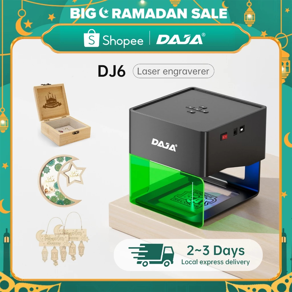 DAJA DJ6/เลเซอร์แกะสลักเครื่อง/เลเซอร์ // เครื่องแกะสลัก/สำหรับการพิมพ์ ...