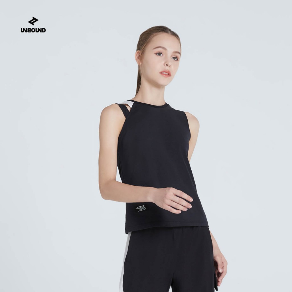 UNBOUND SECRECY TANK TOP เสื้อกล้ามสีดำ ไหล่ทั้ง 2 ข้างไม่เหมือนกัน ...