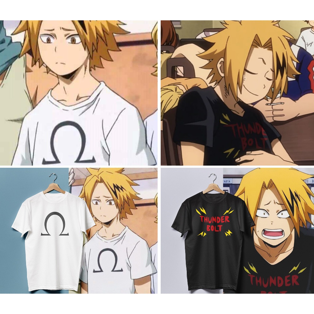 เสื้อยืด THUNDER BOLT กับ วงสัญลักษณ์ ที่คิริชิมะ เดนกิ Kirichima Denki ...