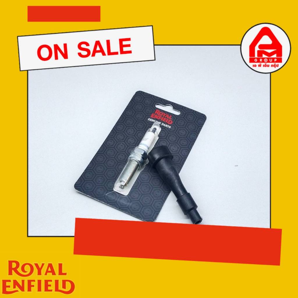 หัวเทียน พร้อมปลั๊กหัวเทียน แท้ รุ่น CLASSIC,METEOR,BULLET,HUNTER 350 ...