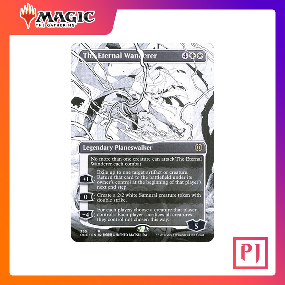 [MTG] The Eternal Wanderer (#335) (Borderless) [ONE] [WHITE] [RARE ...