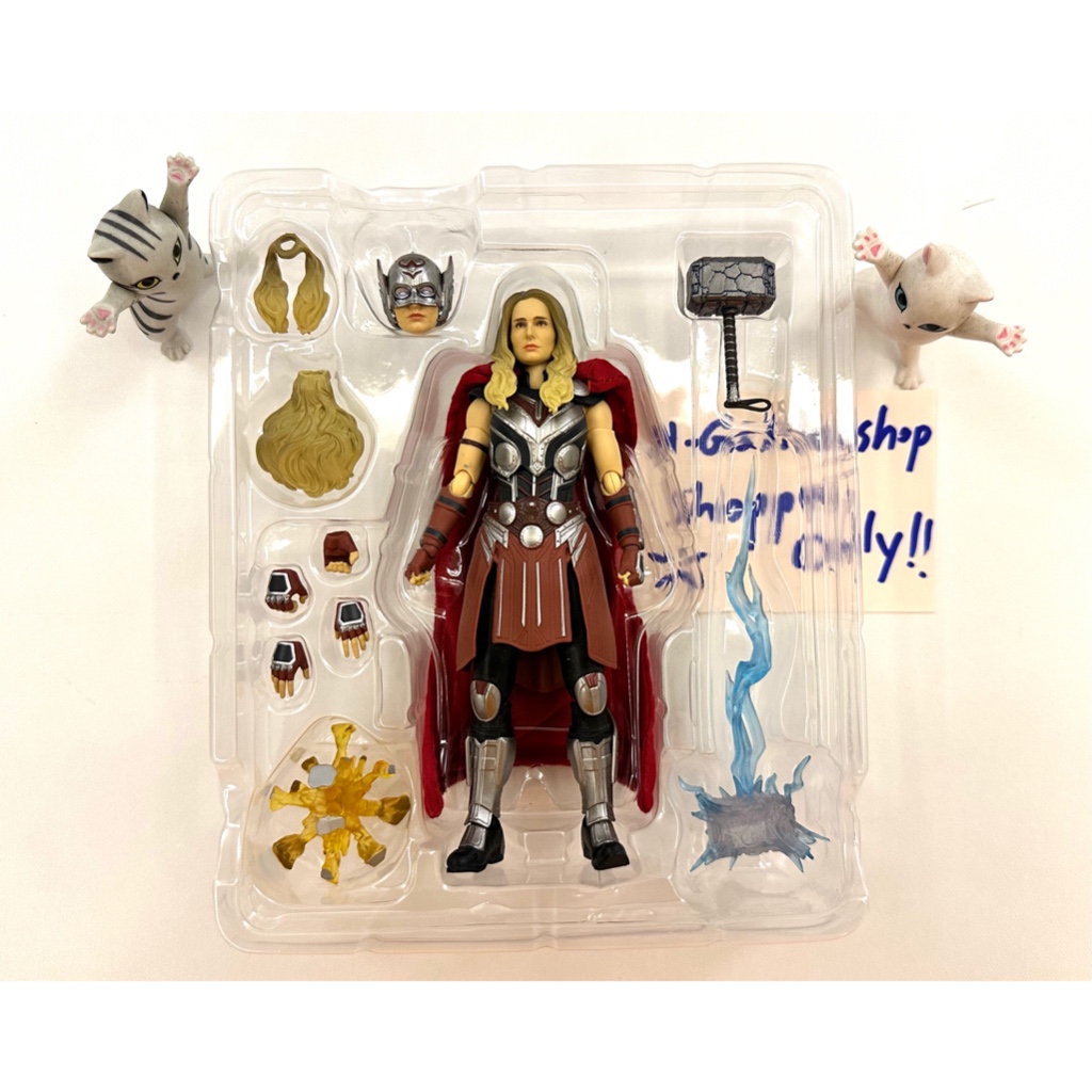 SHF Mighty Thor (Love and Thunder) Bandai Figuarts แท้ มือสอง Tamashii ...