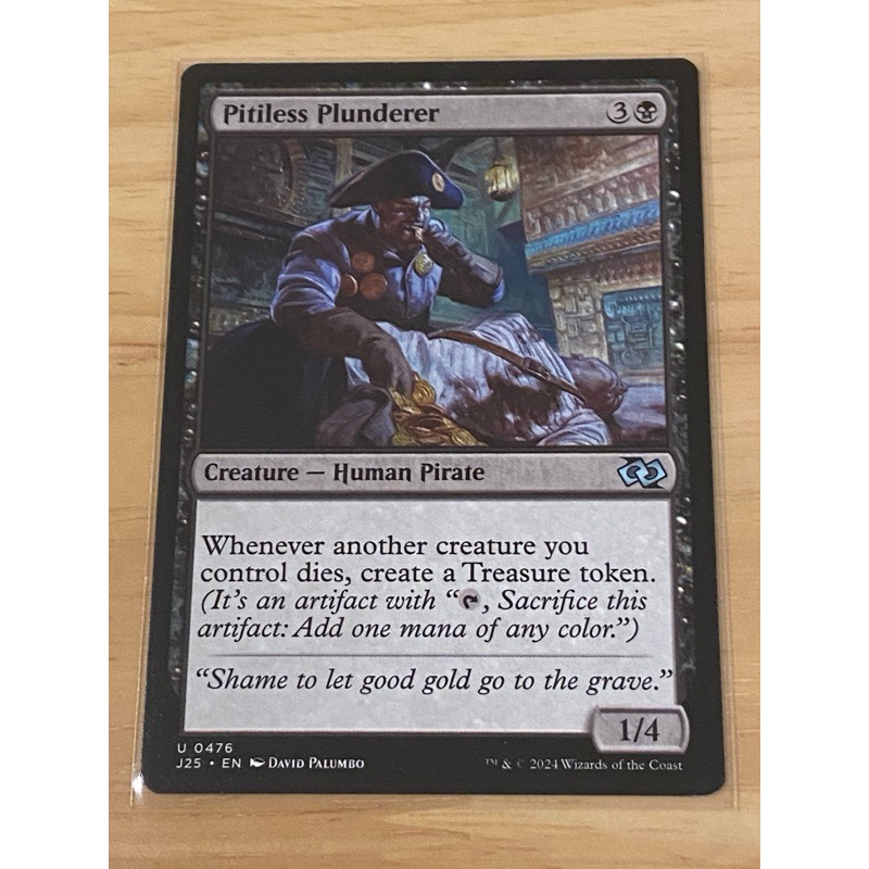 [MTG][J25] Foundations Jumpstart: Pitiless Plunderer การ์ดแท้ Magic The Gathering | Shopee Thailand
