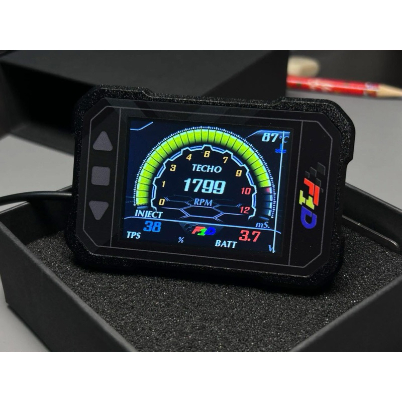 Smart Gauge F1D มอเตอร์ไซค์ OBD2 OBDII OBD1 วัดรอบ วัดความร้อน | Shopee ...
