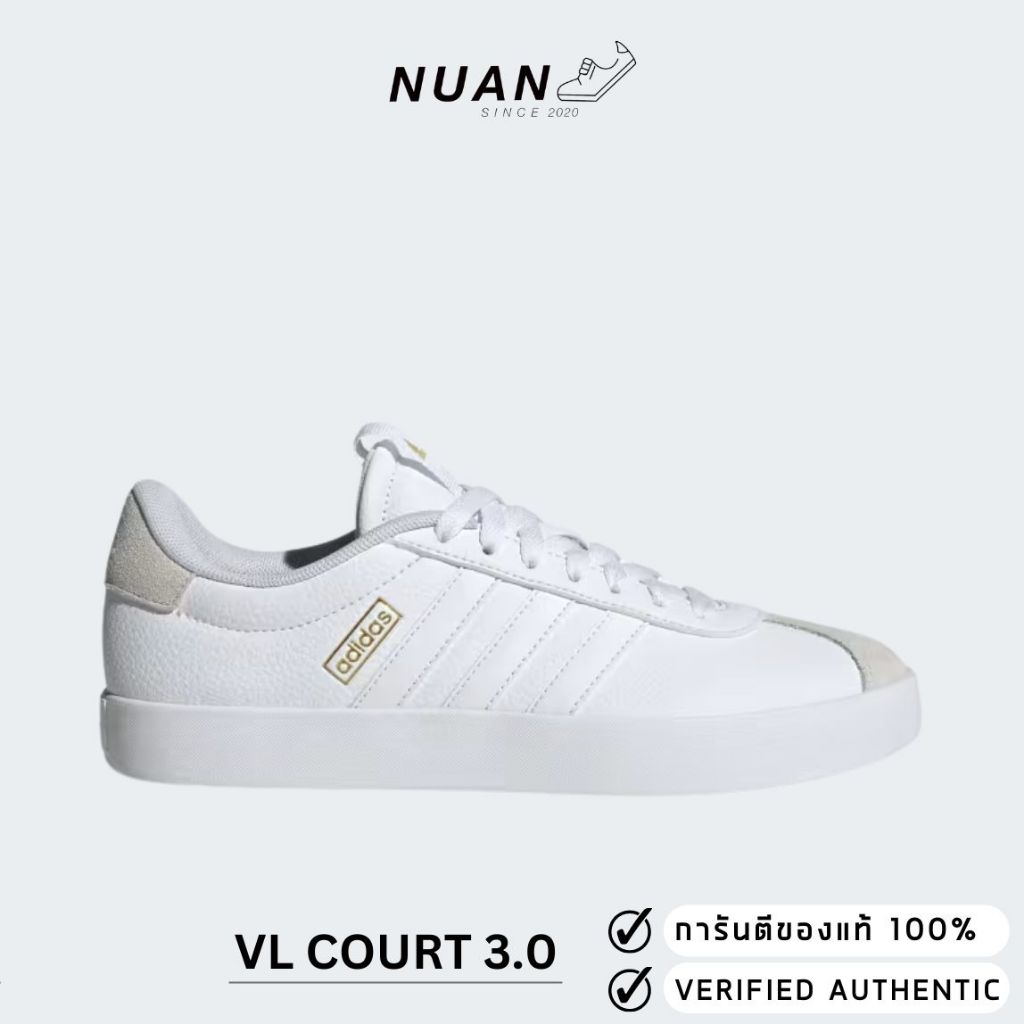Adidas VL Court 3.0 (ผญ) ID8795 การันตี ของเเท้ 100% รองเท้าวิ่ง ...
