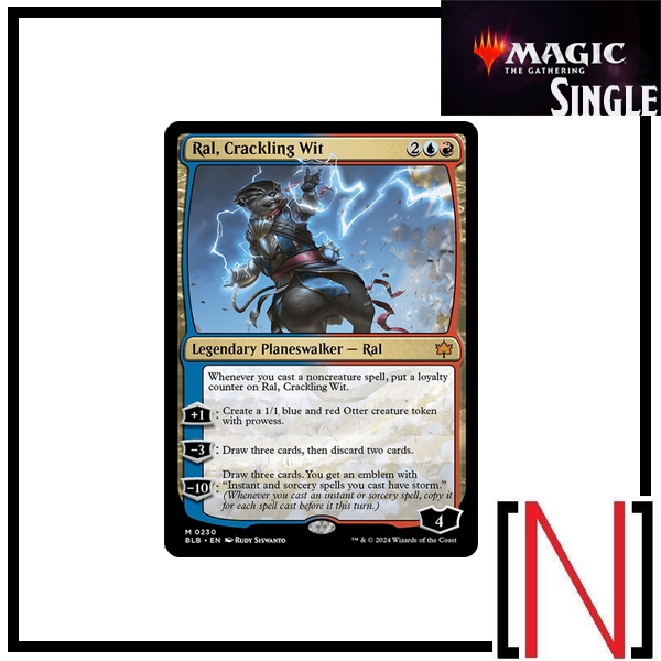 [MTG][Single][BLB] Ral, Crackling Wit ระดับ Mythic [ภาษาอังกฤษ ...