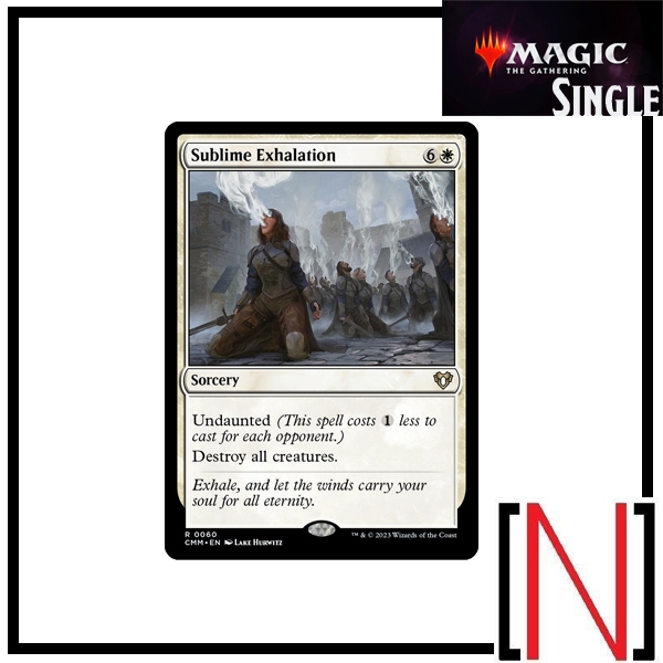 [MTG][Single][CMM] Sublime Exhalation ระดับ Rare [ภาษาอังกฤษ] | Shopee ...