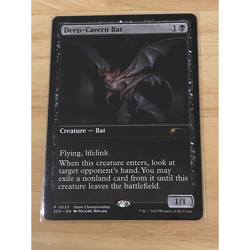 [MTG][SCH] Promotional: Deep-Cavern Bat (Store Championship) การ์ดแท้ ...
