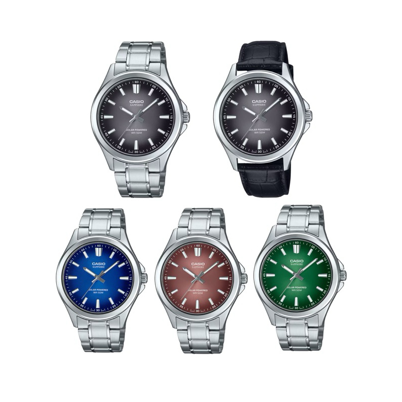 CASIO SOLAR POWERED MTS-RS100D, MTS-RS100, MTS-RS100D-1A, MTS-RS100D-2A ...