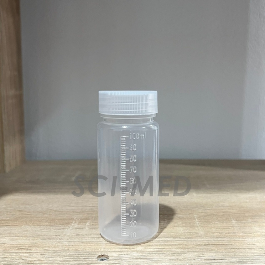 ขวดใส่สารละลายเคมี (PP) 100ml, มีสเกล/ไม่มีจุกใน | Shopee Thailand