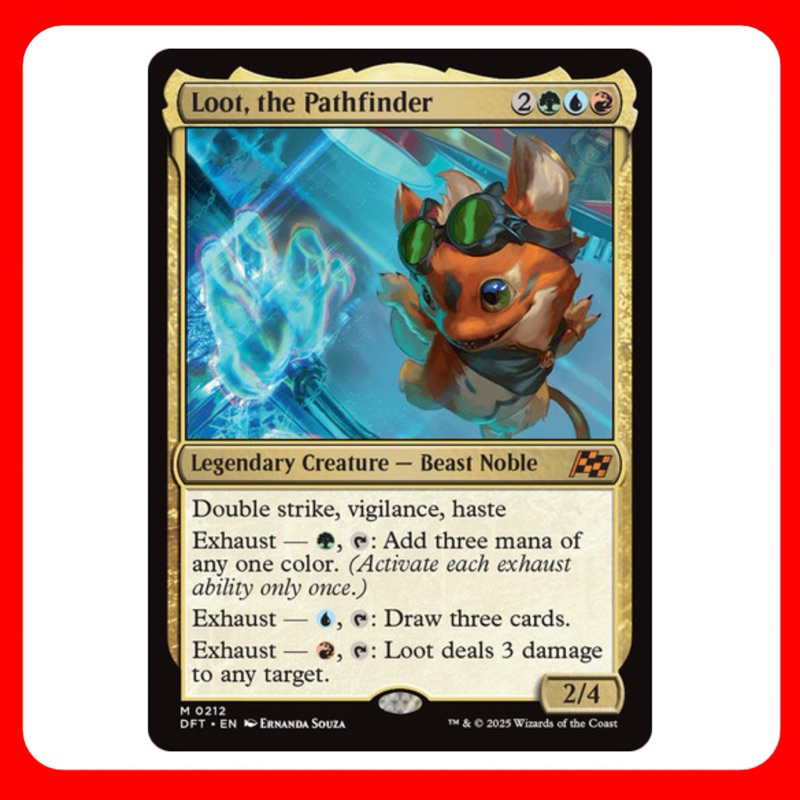 [MTG] Loot, the Pathfinder [DFT] [MULTI] [MYTHIC] [NORMAL] [ENG] (การ์ด ...