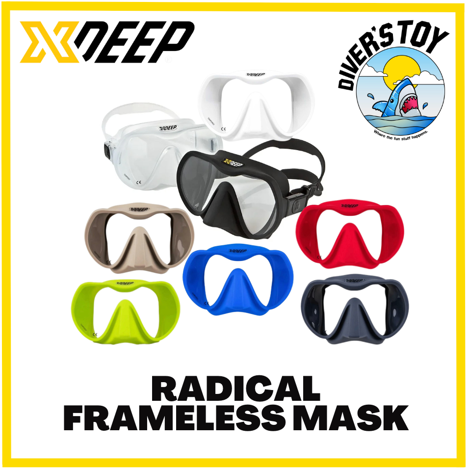 หน้ากากดำน้ำ Xdeep Radical Frameless mask | Shopee Thailand